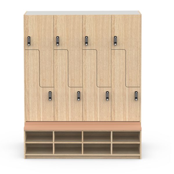Melamine Step 2-Door Lockers for Schools, Offices and Community | Made ...